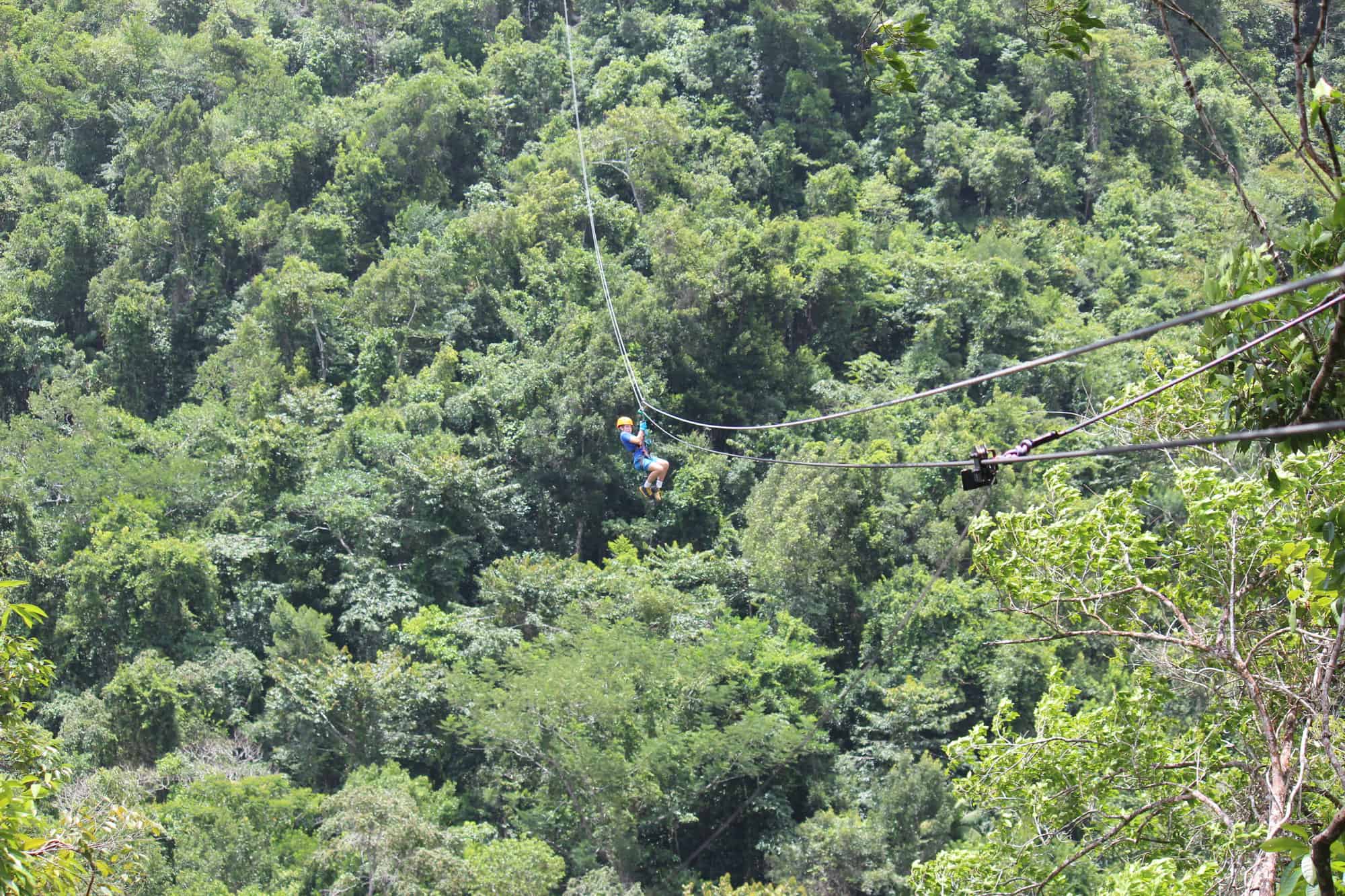 Angel Falls Zipline Gallery | Hamanasi Adventure & Dive Resort, Belize