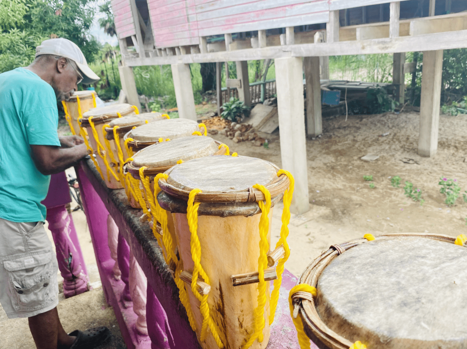 Rudolph Coleman: Village Elder, Drum Maker and Historian | Hamanasi ...